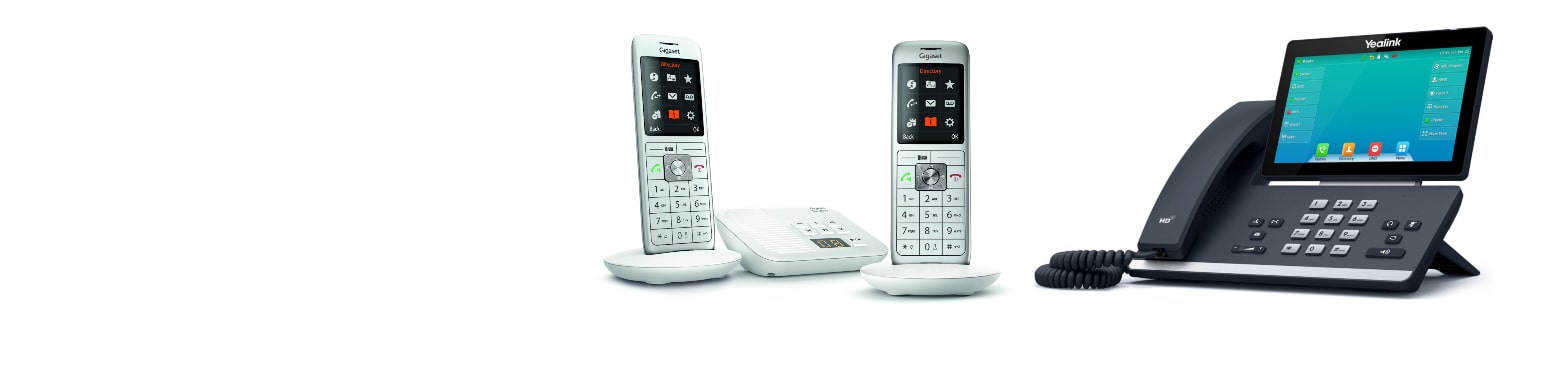 Téléphone fixe professionnel, téléphone de bureau pour entreprise
