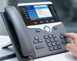 Téléphone professionnel fixe filaire, téléphone de bureau