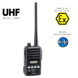 ICOM IC-F61 Atex - UHF - Talkie walkie avec licence - IC-F61ATEX