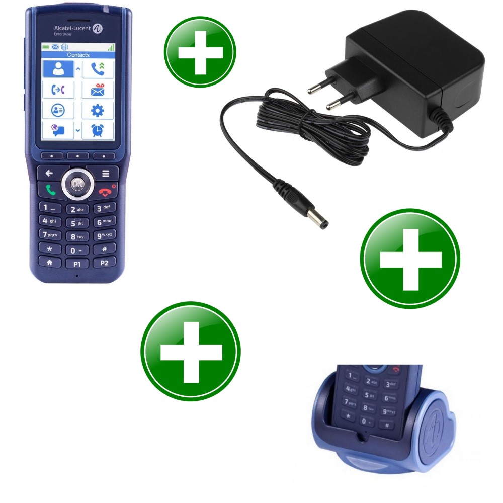 Pack complet Alcatel Lucent 8244 avec base et câble dalimentation