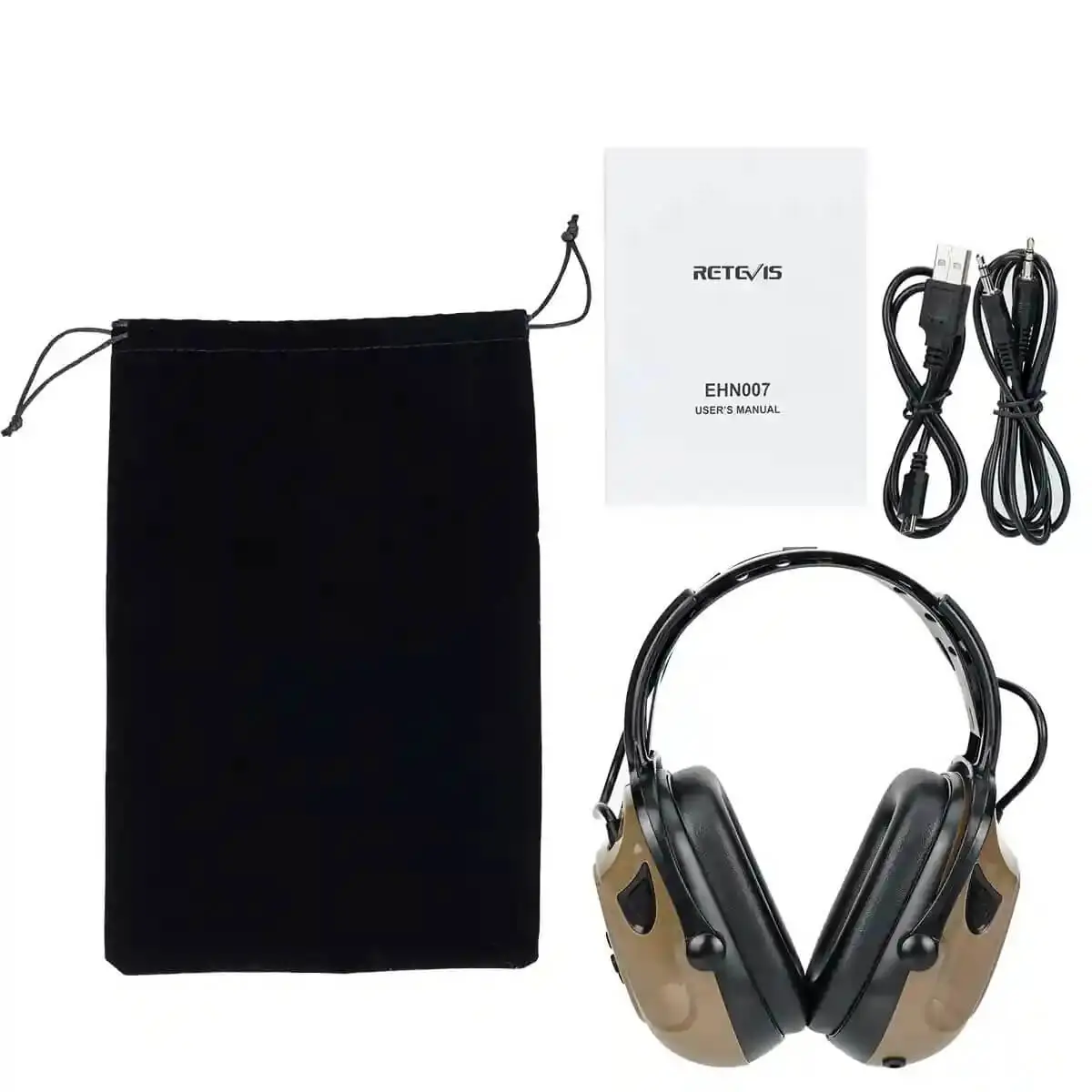 Retevis EHN007 - Casque antibruit communicant
