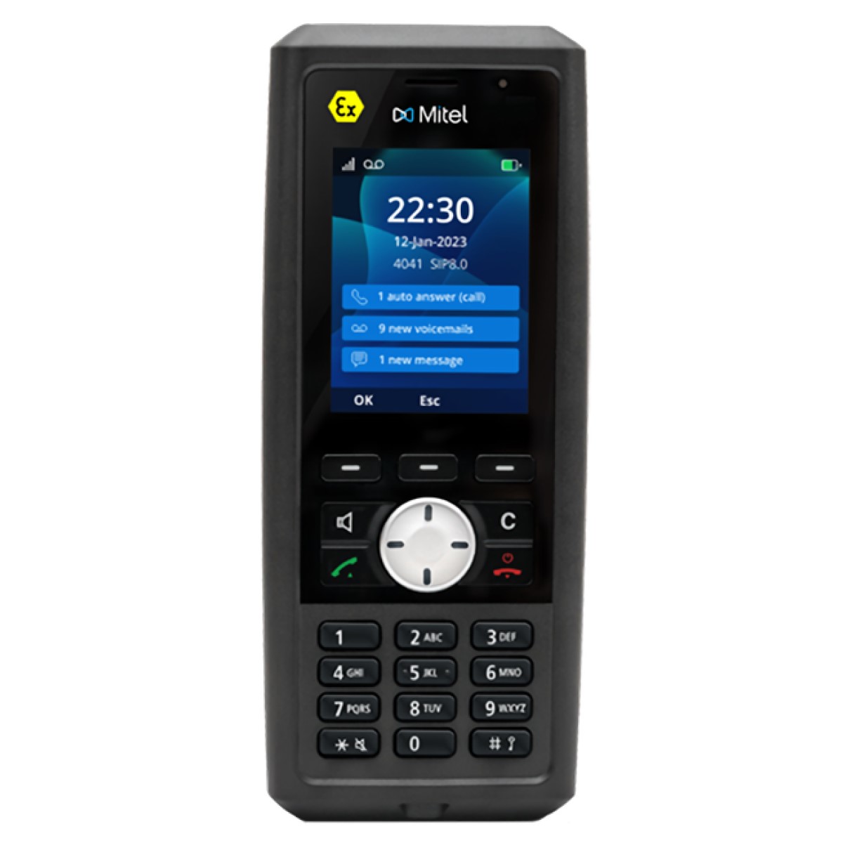 Mitel 742d avec base et alimentation secteur | Combiné DECT